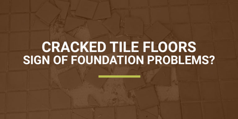 Cracked Tile Floors - Signs Of House Foundation Damage - Van Matre ...